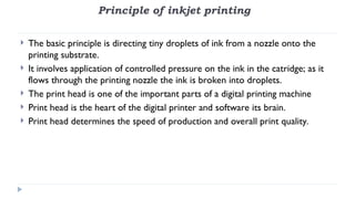 Digital printing- types, methods, process | PPT