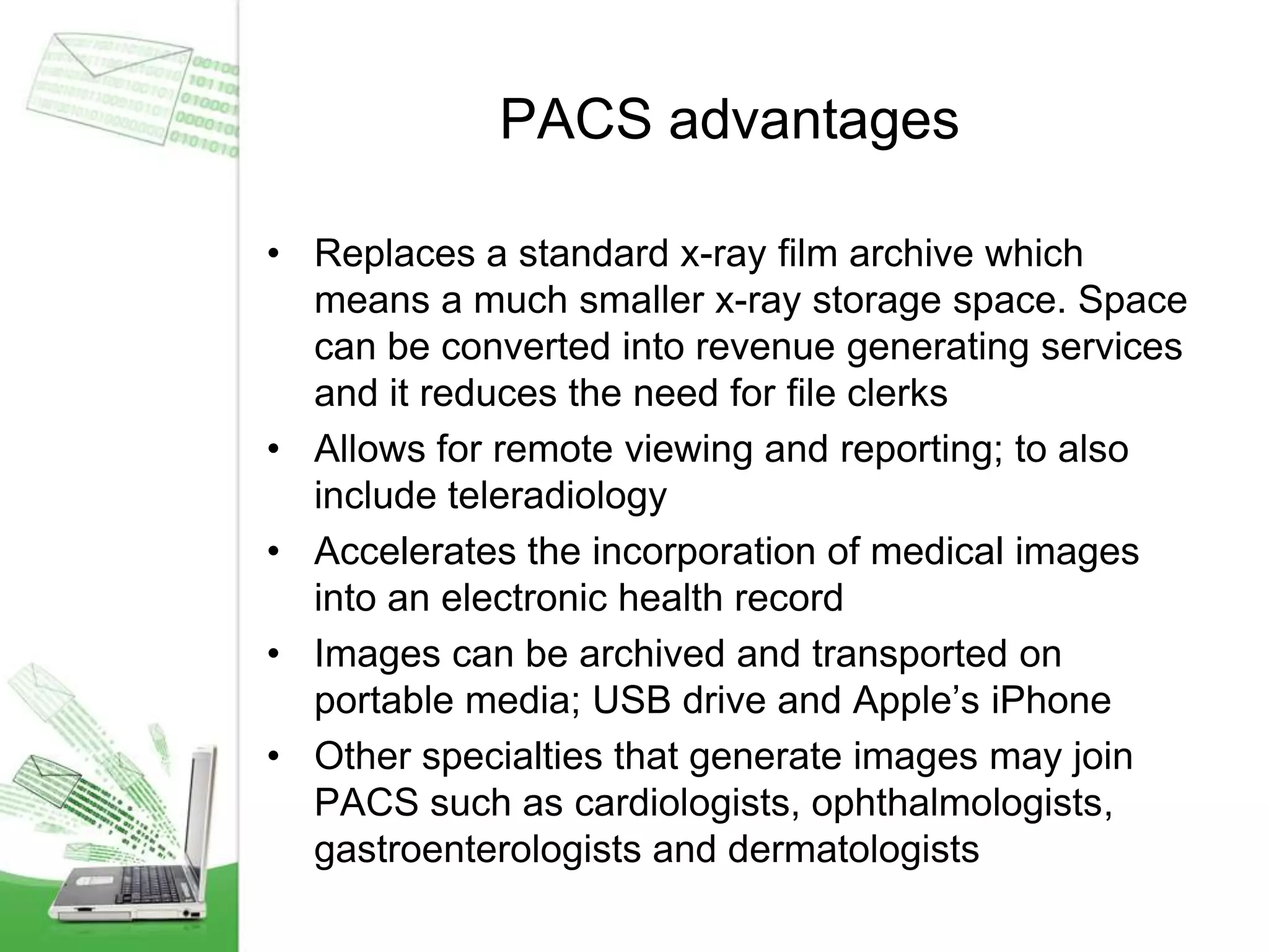 Picture Archiving and Communication Systems (PACS) | PPTX