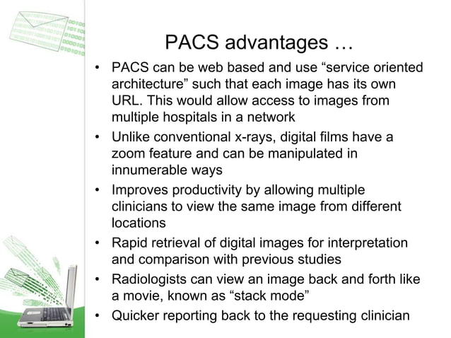 Picture Archiving and Communication Systems (PACS) | PPTX