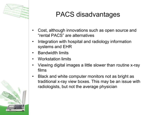 Picture Archiving and Communication Systems (PACS) | PPTX