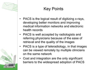 Picture Archiving and Communication Systems (PACS) | PPTX