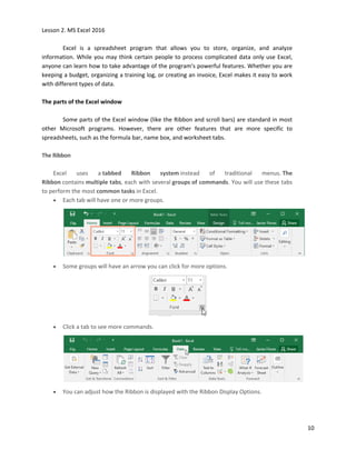 Unit vi. lesson 1 & 2. offline application | PDF