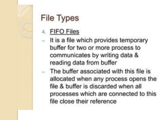 file management description with attributes | PPT