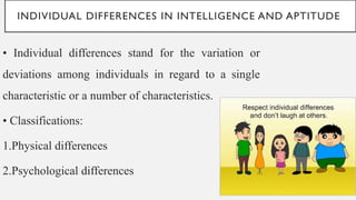 Unit VI. 6.7. APTITUDE,INTRODUCTION, DEFINITION, CHARECTERISTICS OF ...