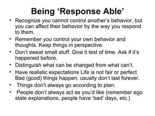 Unit vi transactional analysis | PPT