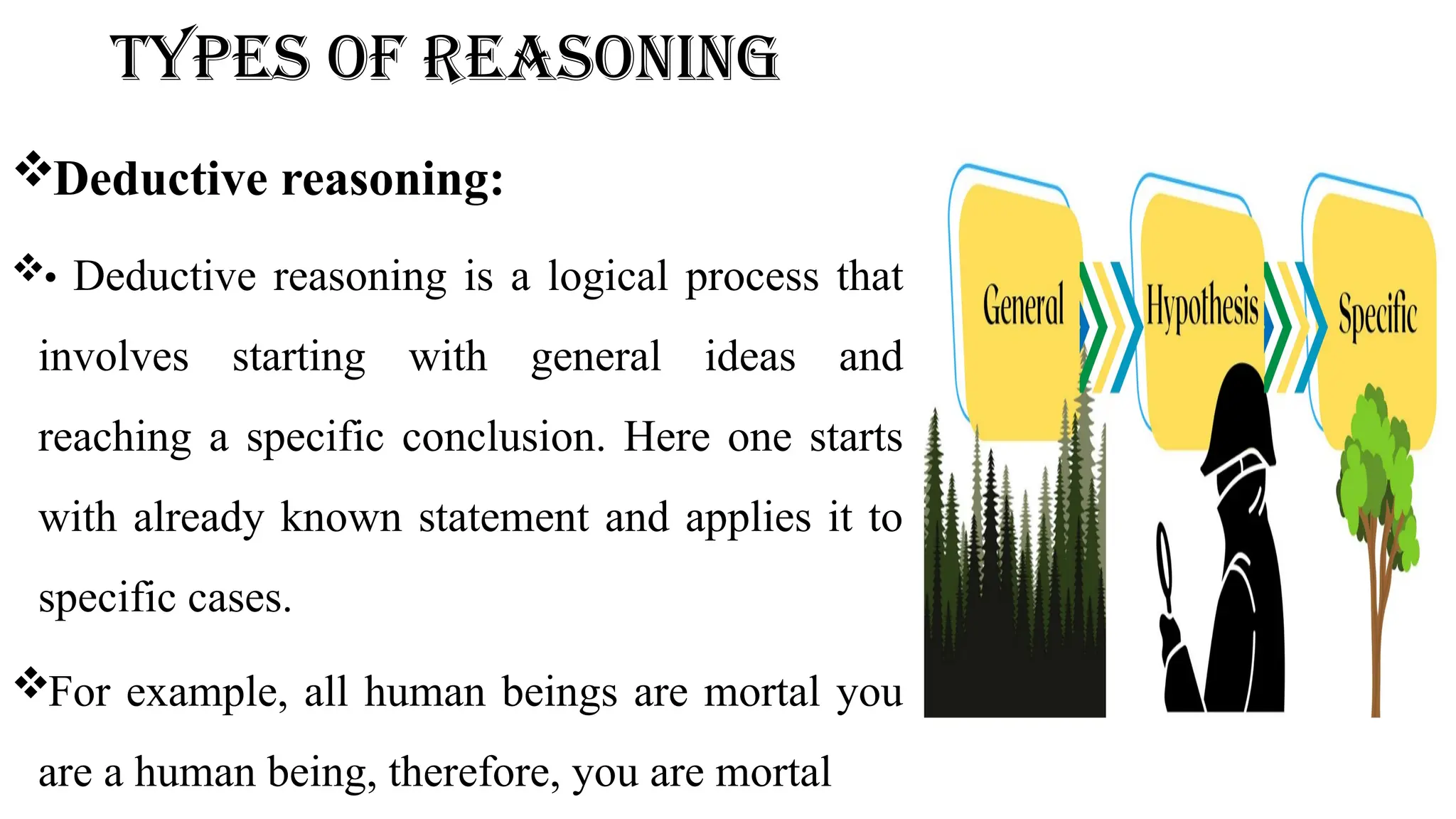 UNIT VI 6.6 (b) REASONING, DEFINITION, TYPES OF REASONING, IMPORTANCE ...