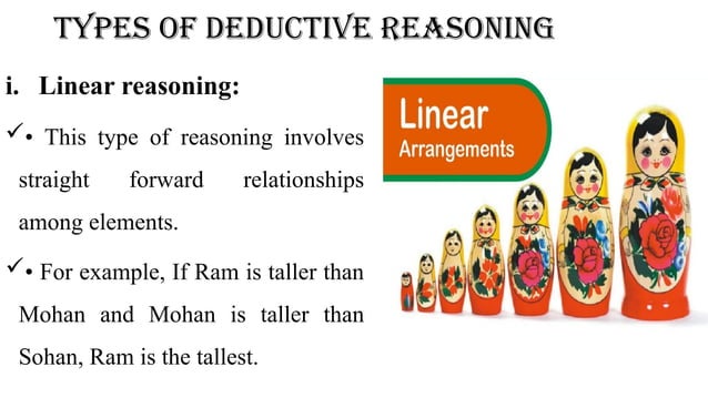UNIT VI 6.6 (b) REASONING, DEFINITION, TYPES OF REASONING, IMPORTANCE ...