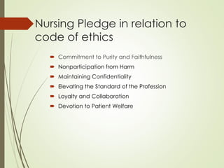 Code of Ethics ,code of ethics by ICN and Pakistan Nursing Council | PDF