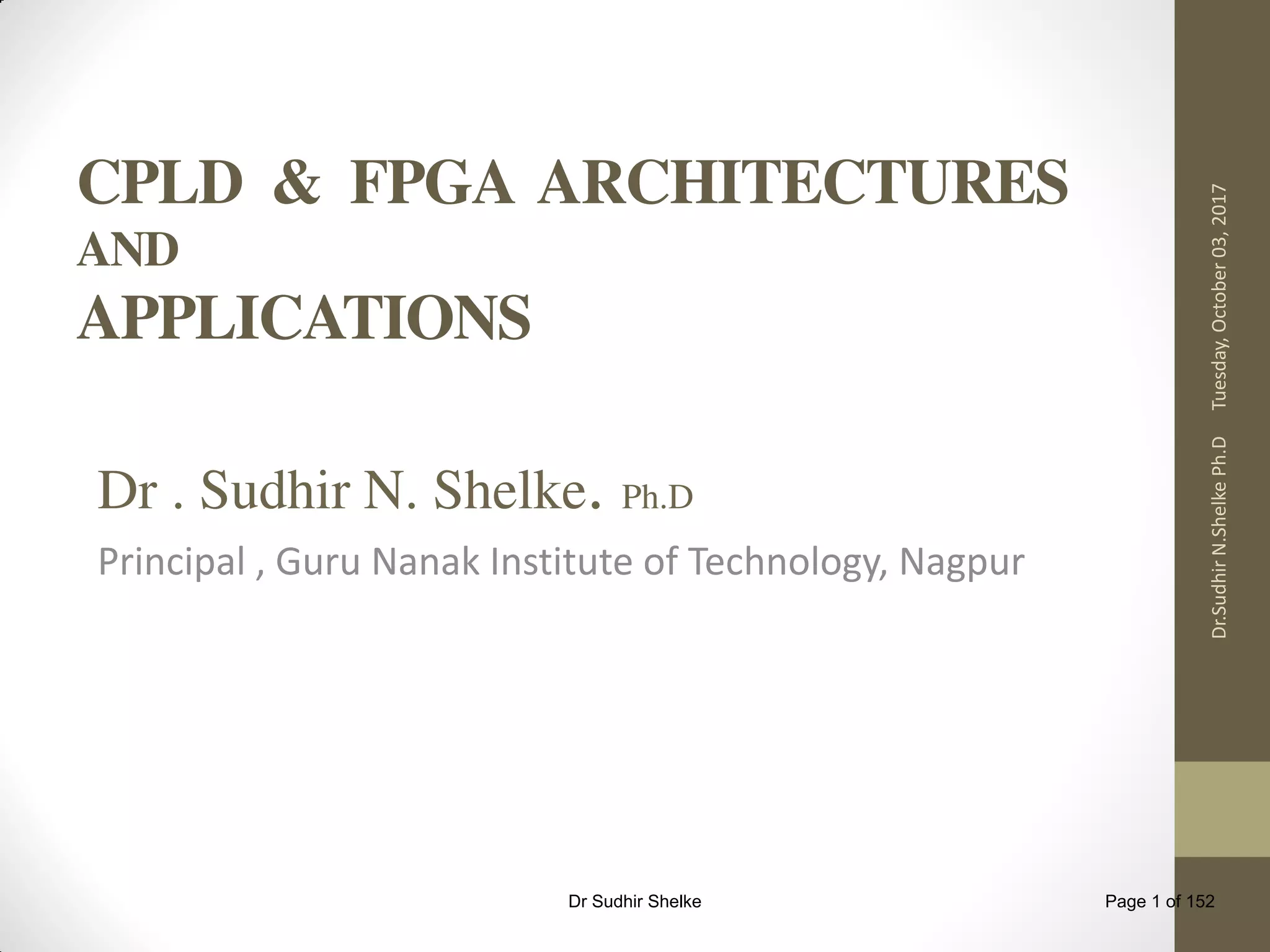 Unit VI CPLD-FPGA Architecture | PDF