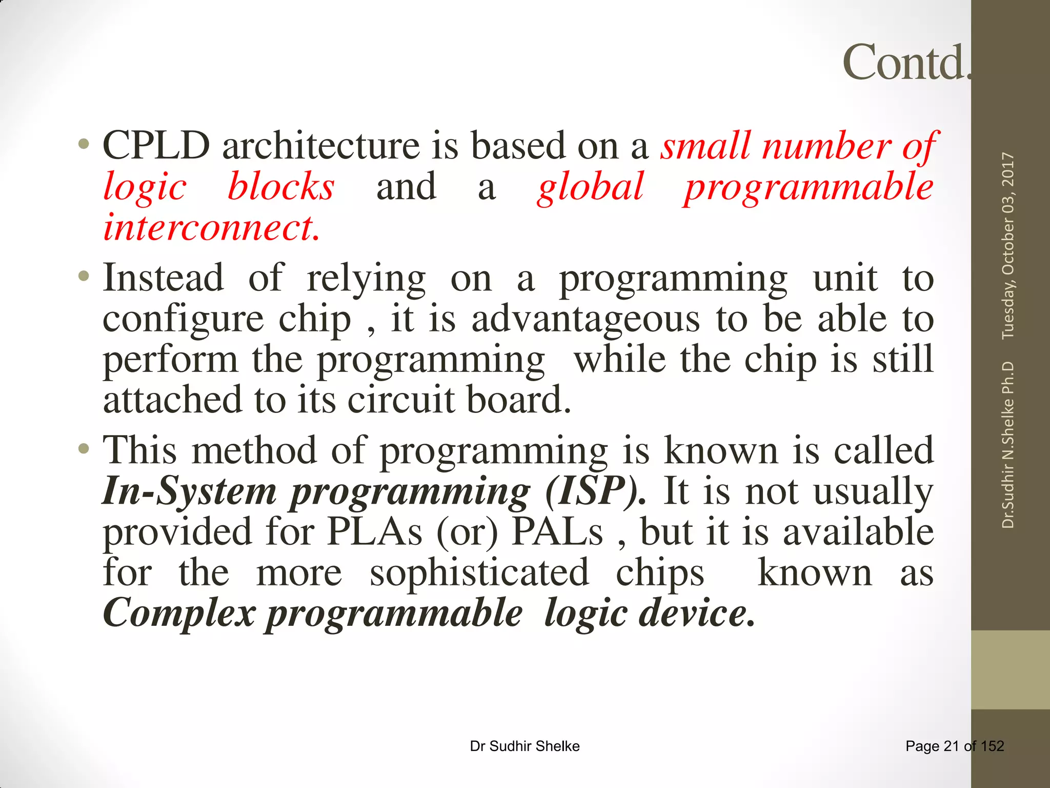 Unit VI CPLD-FPGA Architecture | PDF