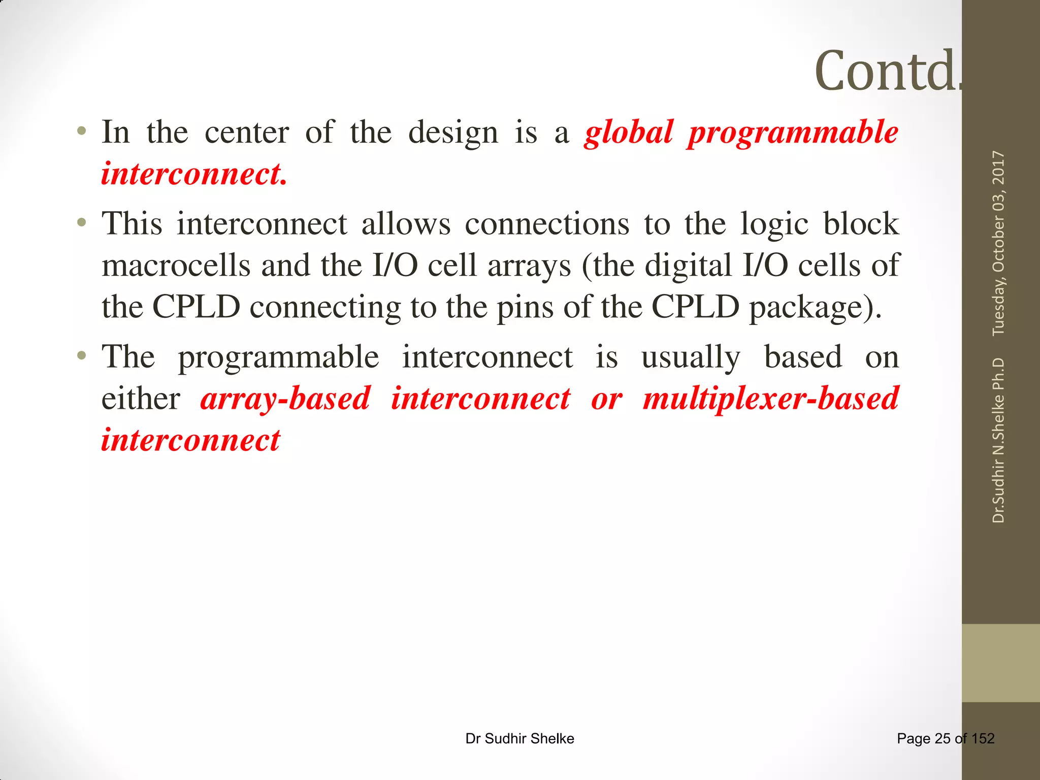 Unit VI CPLD-FPGA Architecture | PDF