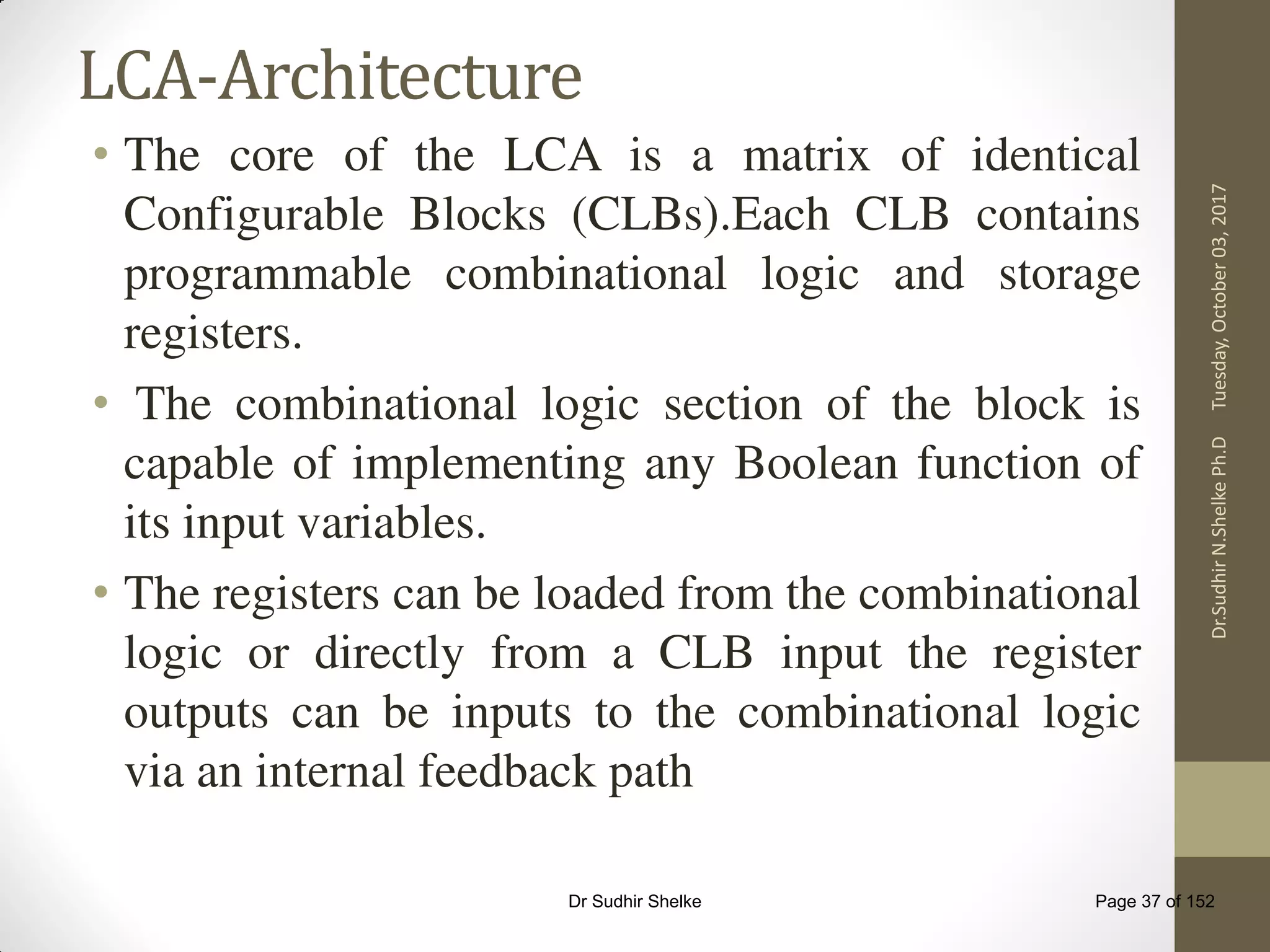 Unit VI CPLD-FPGA Architecture | PDF