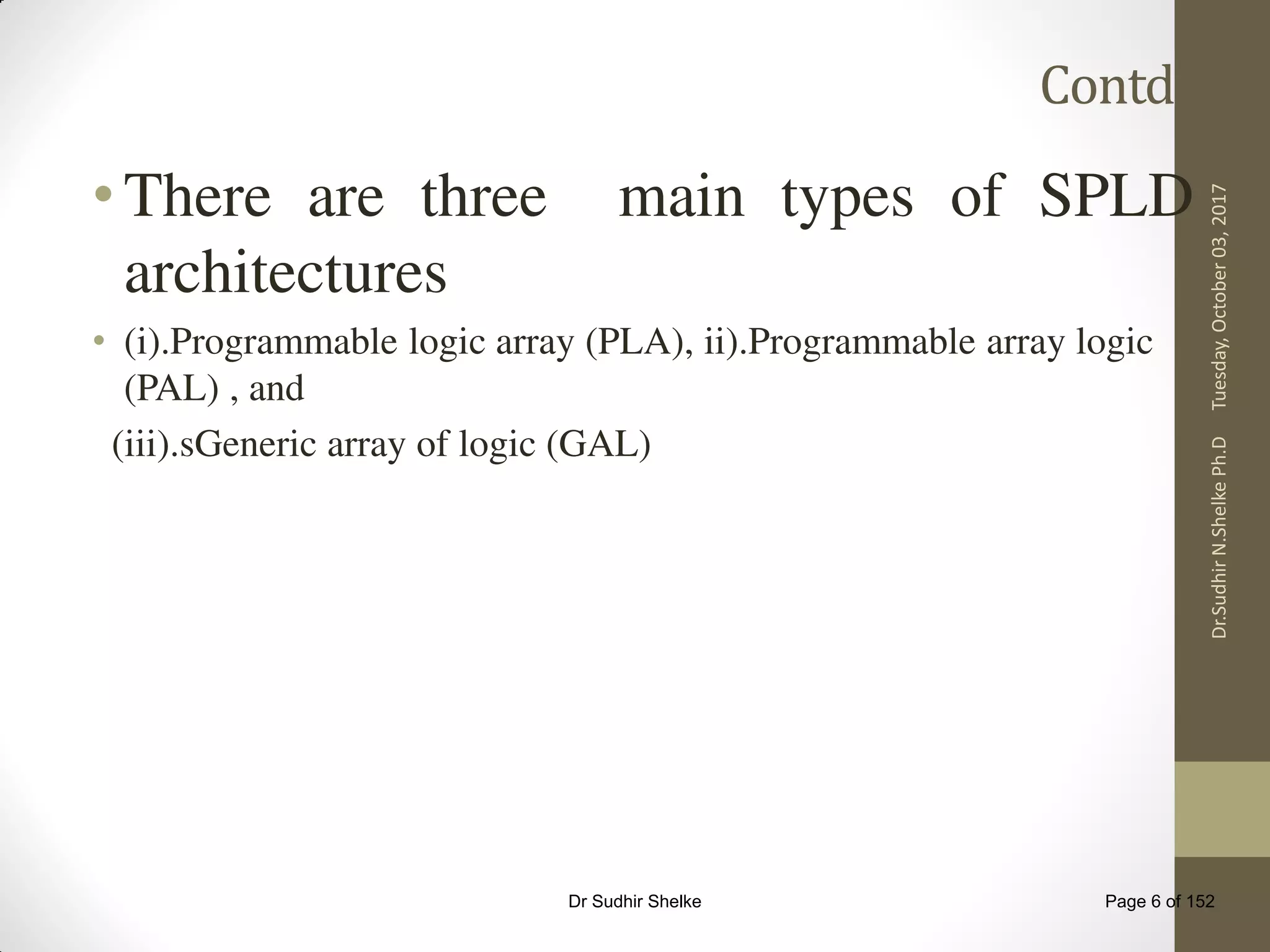 Unit VI CPLD-FPGA Architecture | PDF