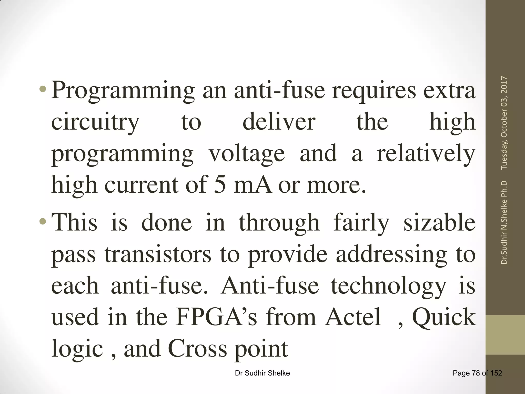 Unit VI CPLD-FPGA Architecture | PDF