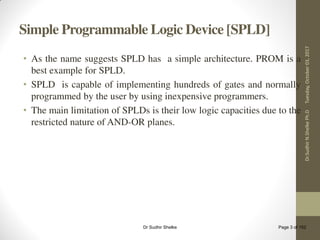 Unit VI CPLD-FPGA Architecture | PDF