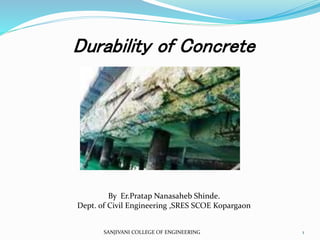 durability of concrete | PPTX