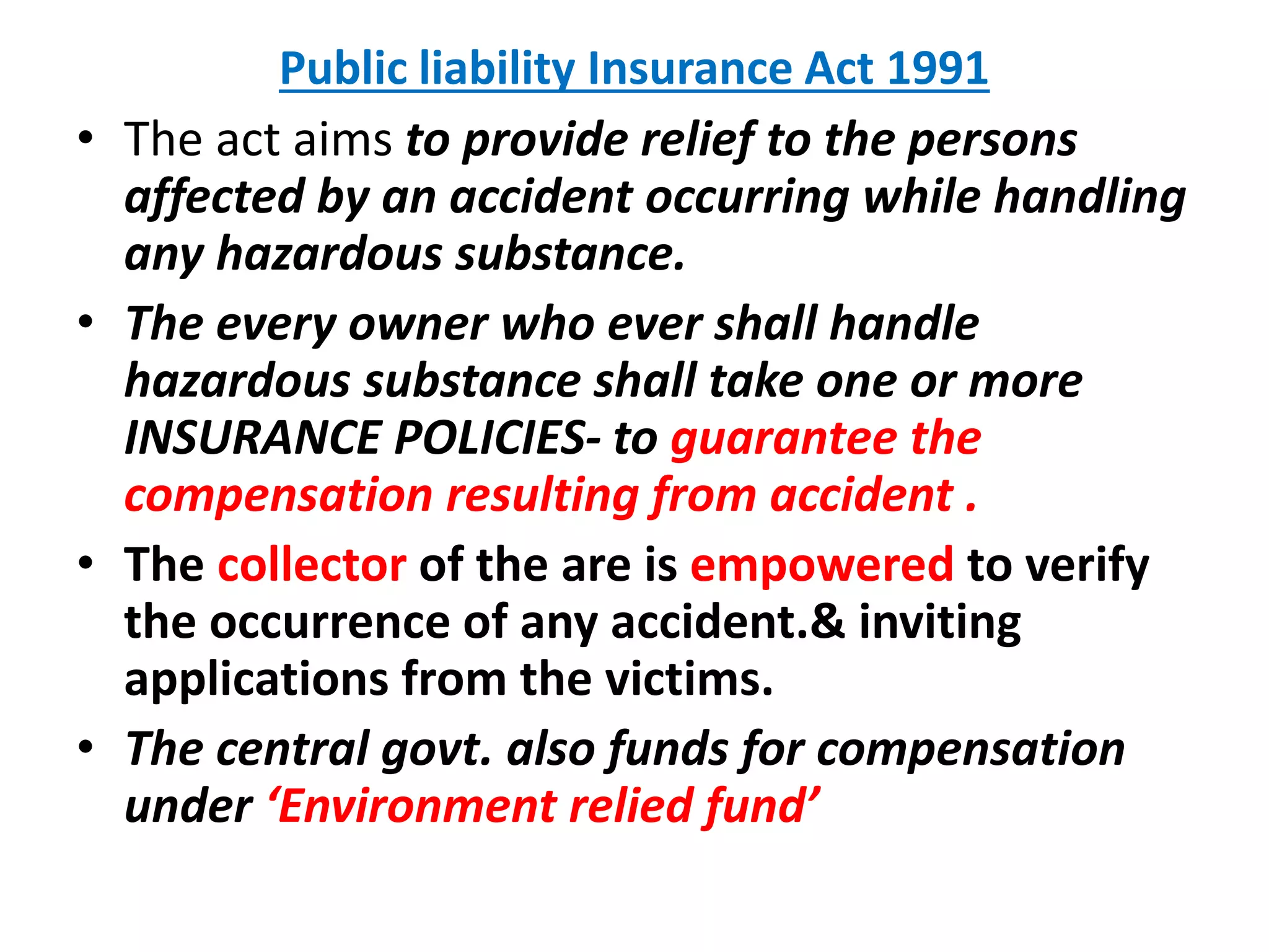 Environmental laws & policies | PPTX