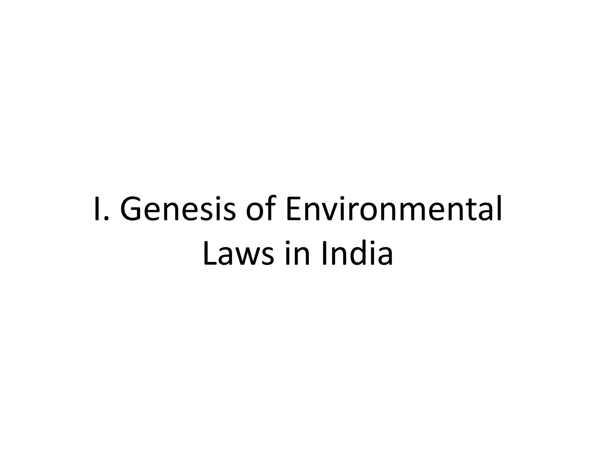 Environmental laws & policies | PPTX