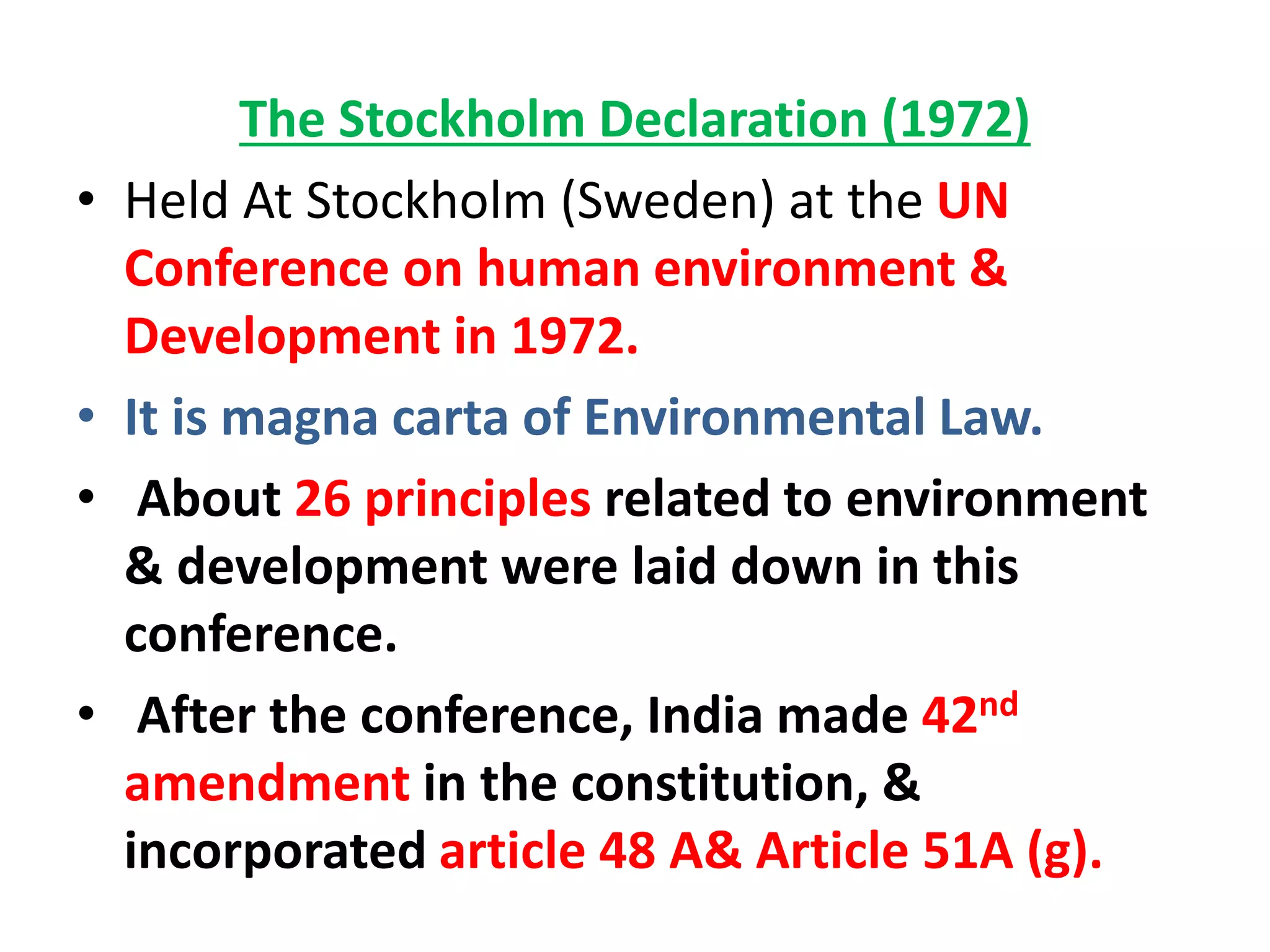 Environmental laws & policies | PPTX
