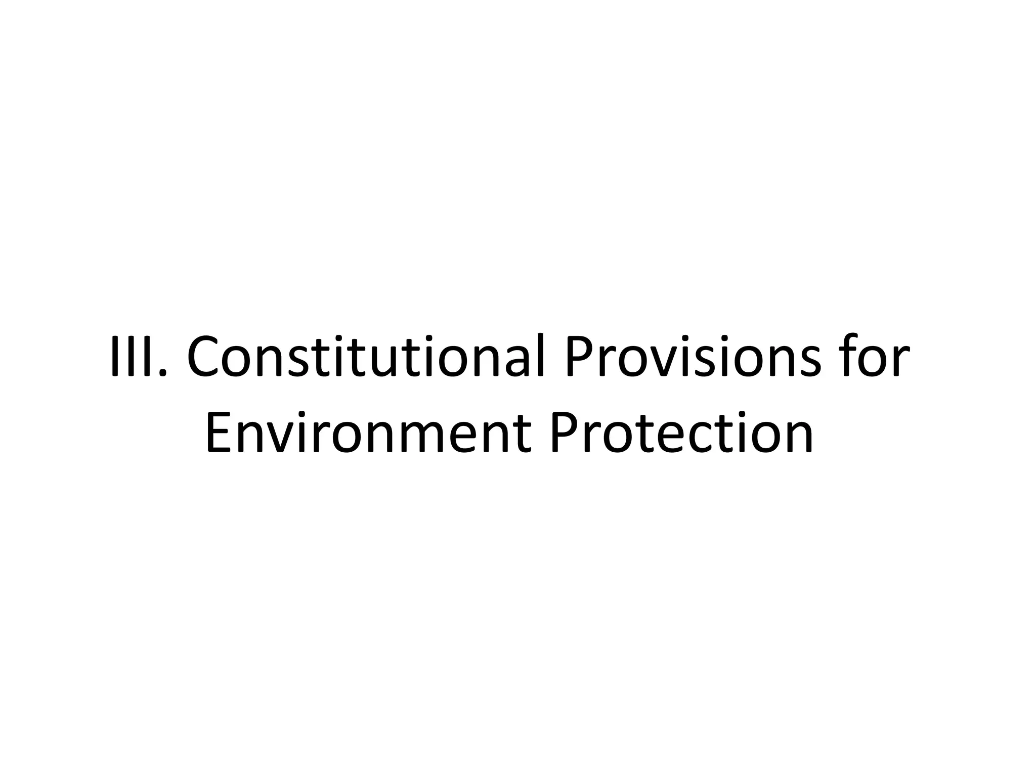 Environmental laws & policies | PPTX