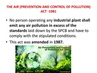 Environmental laws & policies | PPTX