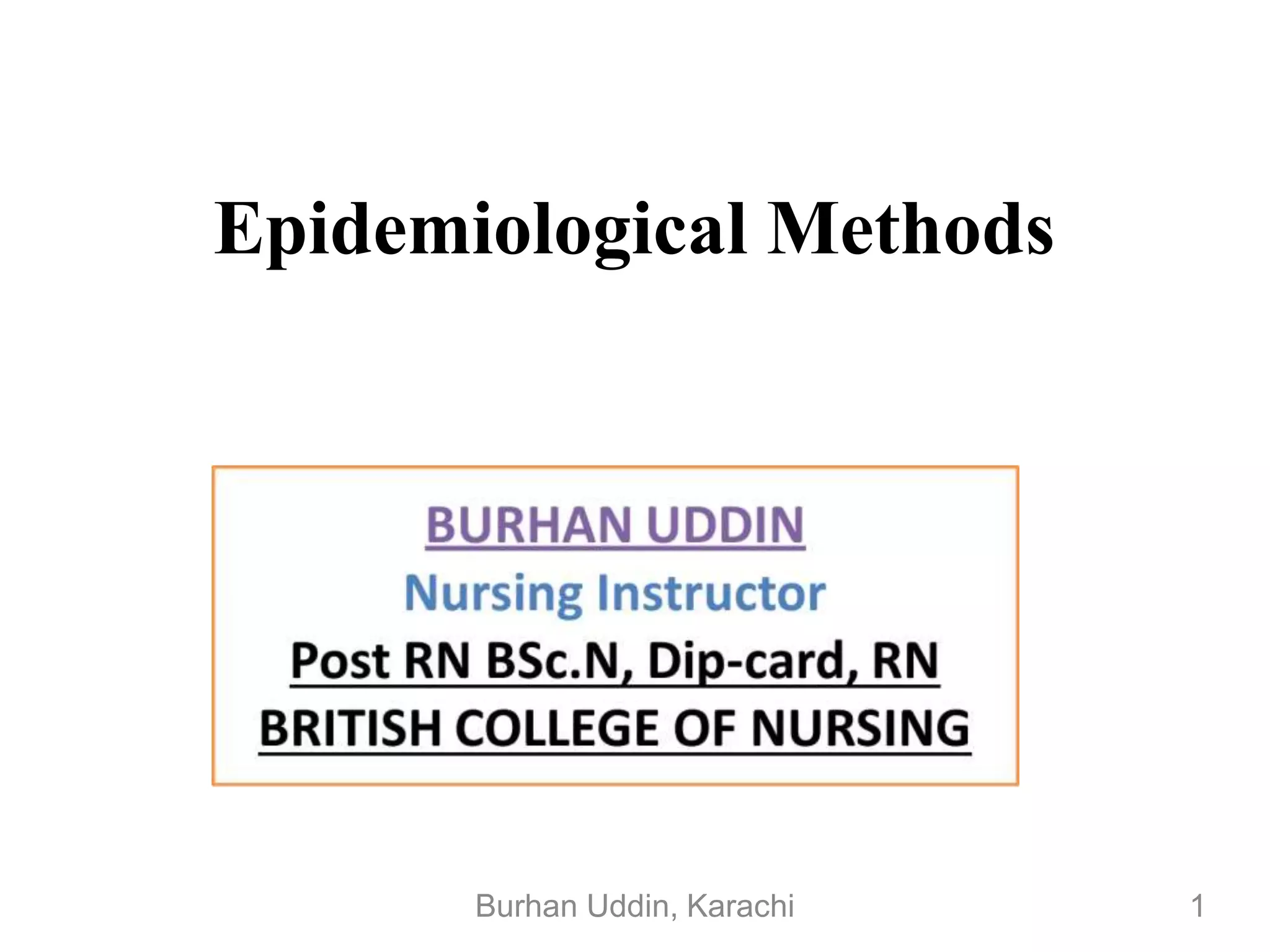 UNIT VII EPIDEMIOLOGICAL METHODS PDF.pdf