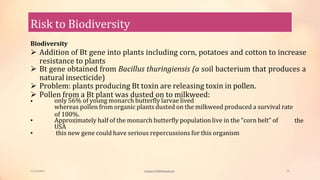 Issues on GMO crops Eyhical and Medical | PPT