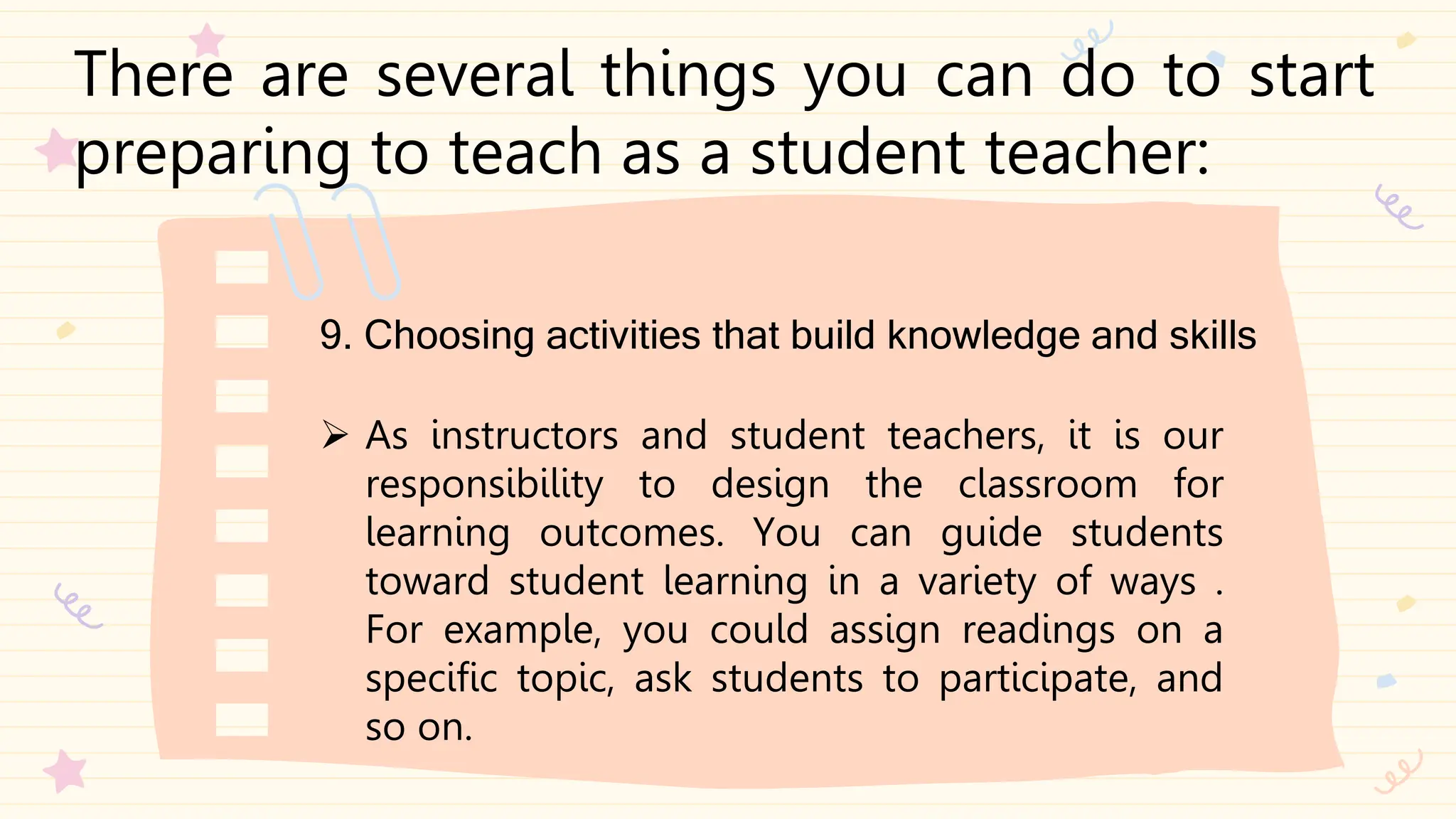 Duties and Responsibilities of Student Teacher | PPTX