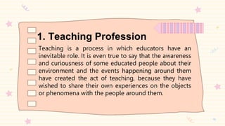 Duties and Responsibilities of Student Teacher | PPTX