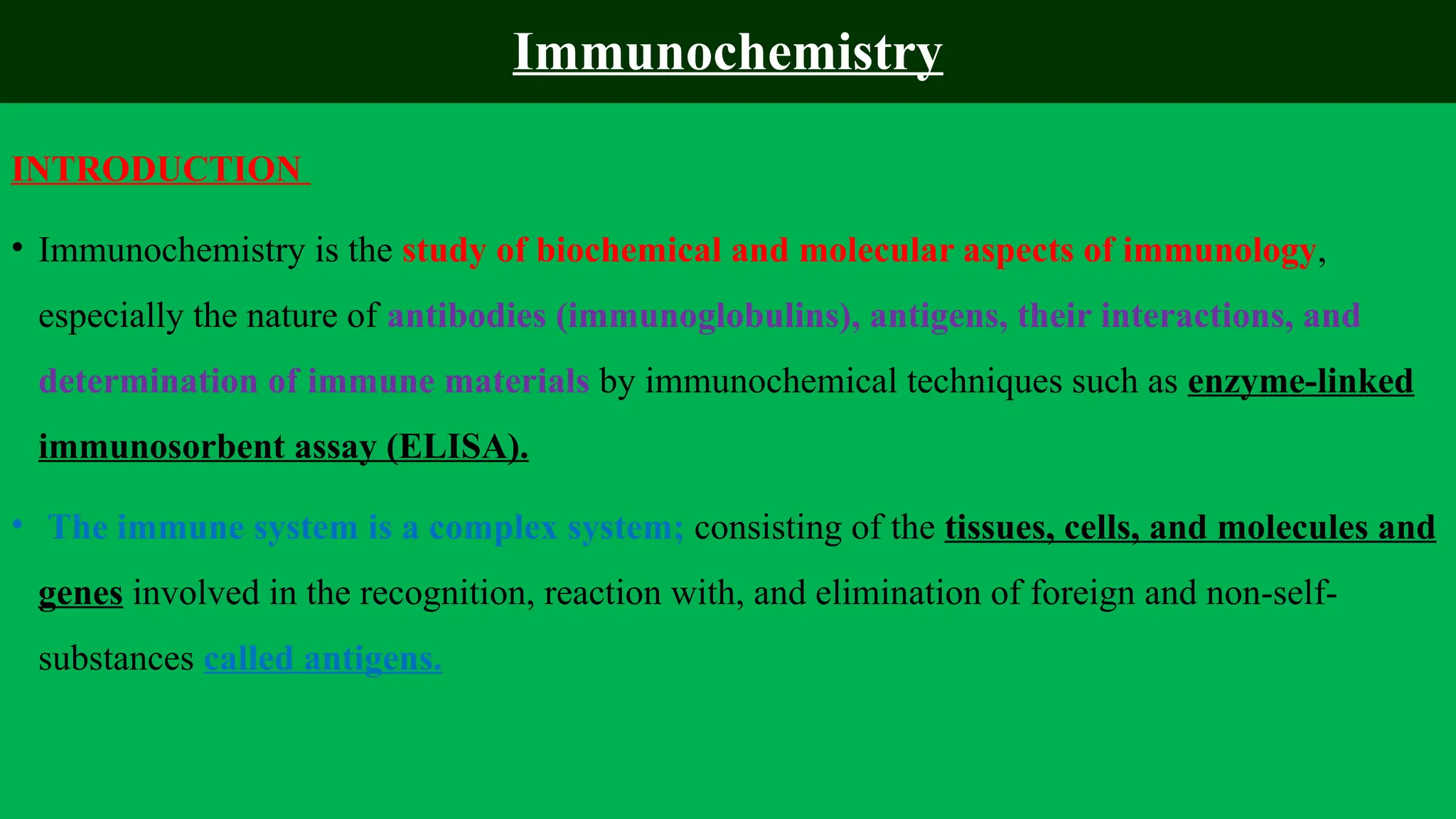 BIOCHEMISTRY 2nd semister unit VIII .. IMMUNOCHEMISTRY.(function ...