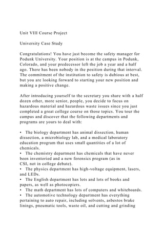Unit VIII Course ProjectUniversity Case StudyCongratulatio.docx