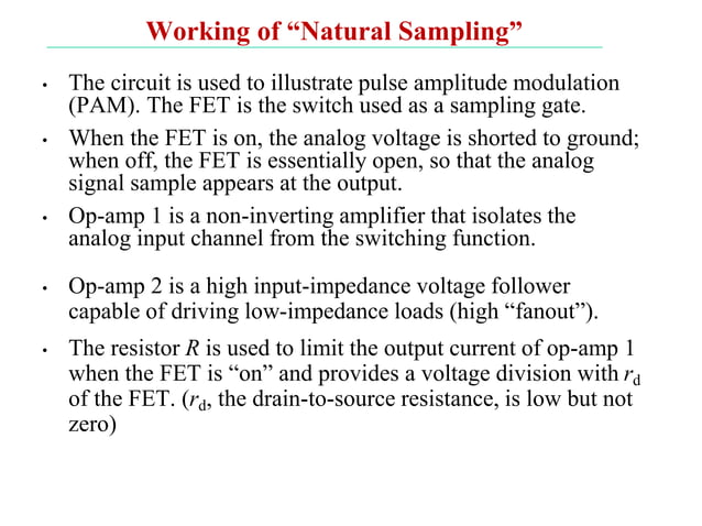 Analog Communication Pulse Analog Modulation Ppt
