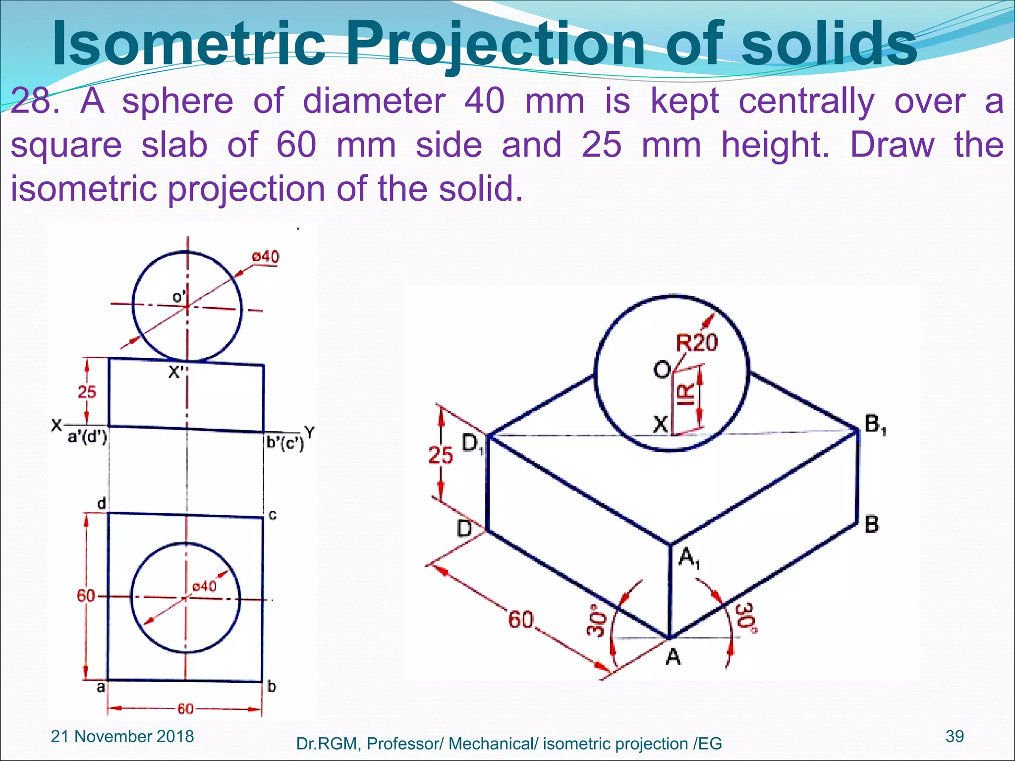 Unit v isometric projection | PDF