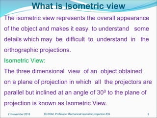 Orthographic Projection And Isometric Projection