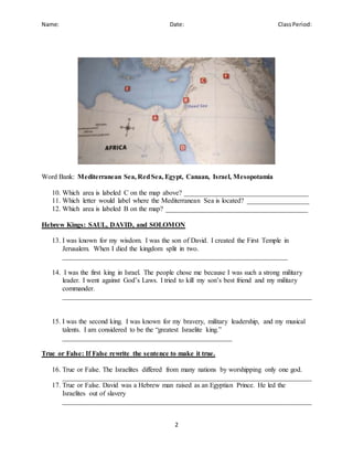 Unit 6 study guide | PDF