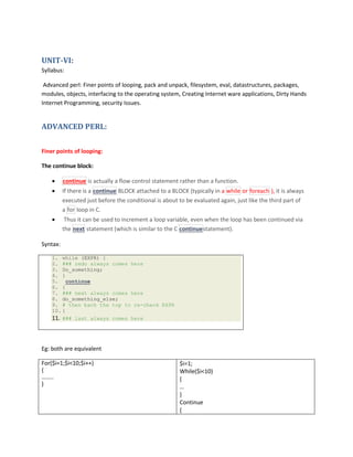 WEB PROGRAMMING UNIT VI BY BHAVSINGH MALOTH | PDF