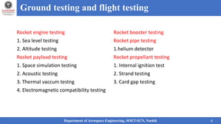 Aerospace structure and engineering units | PPTX