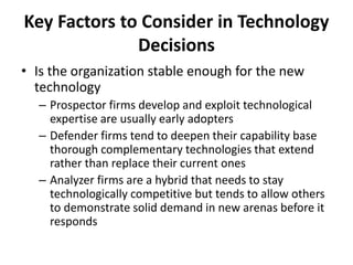 Unit v managing technology and innovation | PPTX