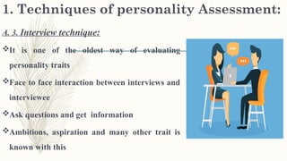 Unit V Personality, Definition, Characteristics, Classifications ...
