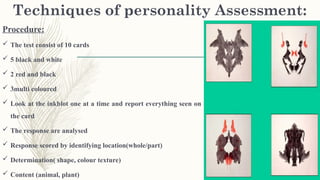 Unit V Personality, Definition, Characteristics, Classifications ...