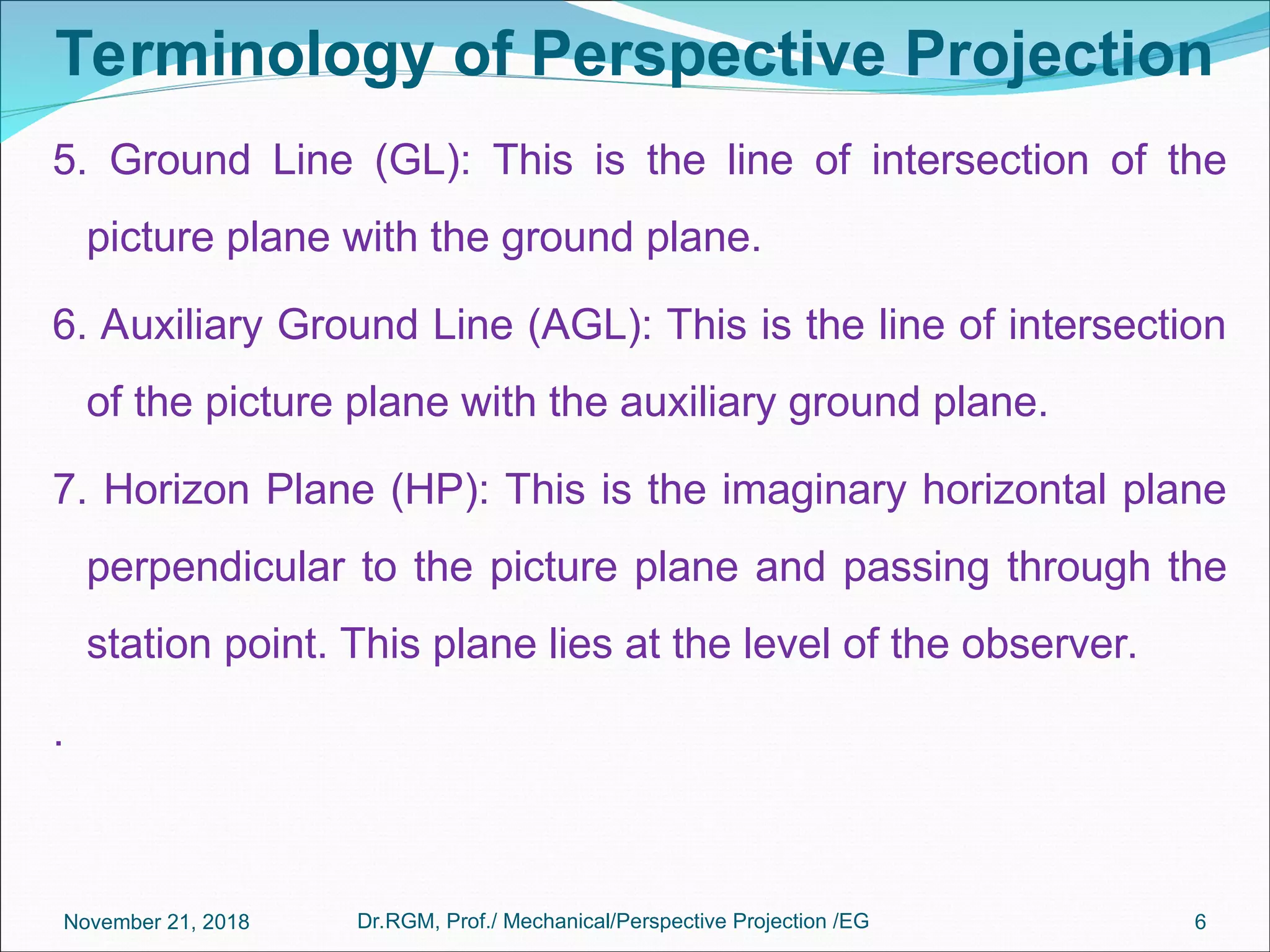 Unit v perspective projection | PDF