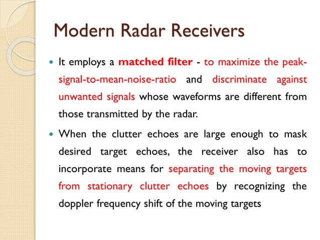 UNIT V RADAR TRANSMITTERS AND RECEIVERS 14.11.23.pdf | Physics | Science