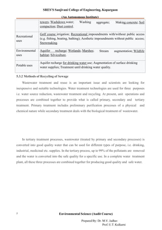 Unit v Reuse and Recycle | PDF