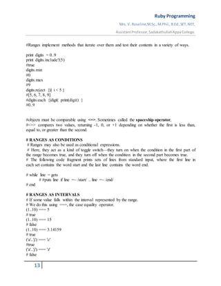 Ruby Programming | PDF