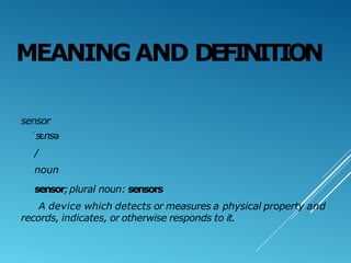 UNIT_V_Types_of_Sensors.pptx IN SENSOR AND INSTRUMENTATION | PPTX