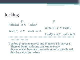 management of distributed transactions | PDF