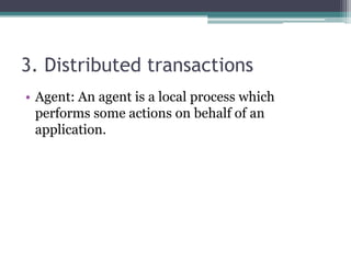 management of distributed transactions | PDF