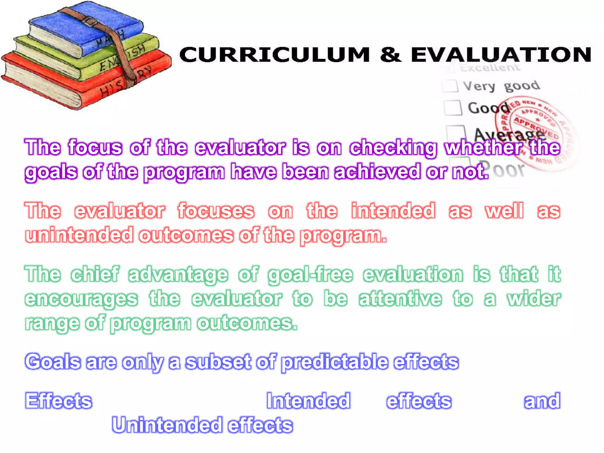 Curriculum Evaluation | PPTX
