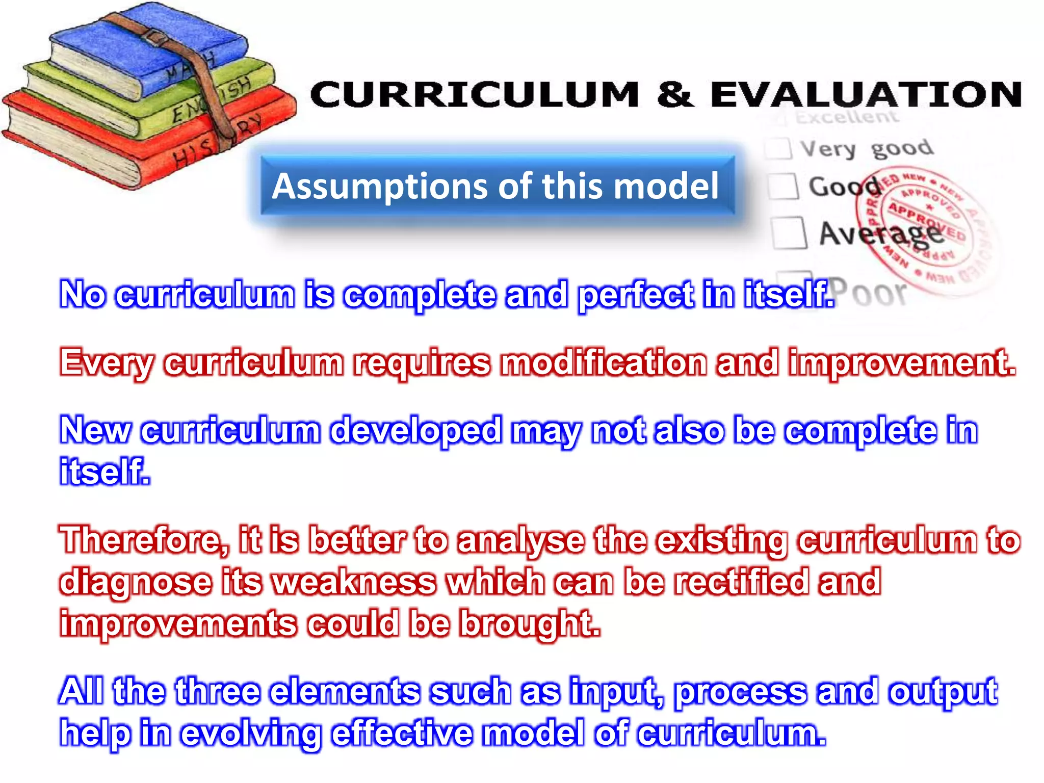 Curriculum Evaluation | PPTX