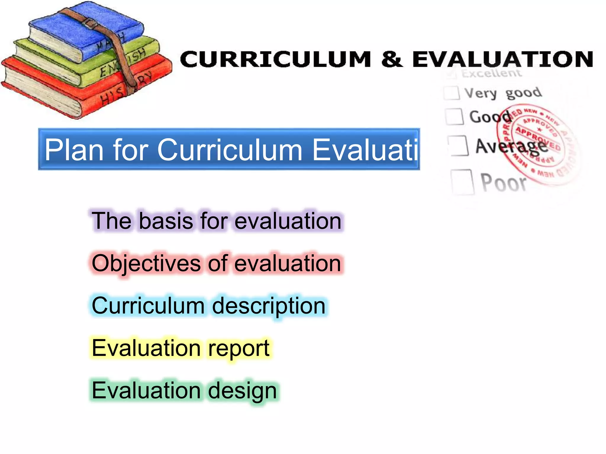 Curriculum Evaluation | PPTX